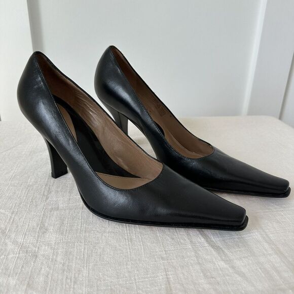 Kenneth Cole | Shoes | Kenneth Cole Vintage Womens Black Square Toe ...